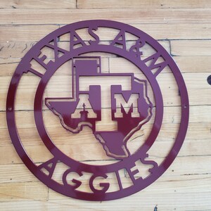 Metal Texas A&m Decor - Etsy