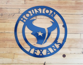 Houston Texans Metal Art - Etsy
