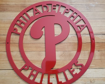 Phillies Metal Sign - Etsy