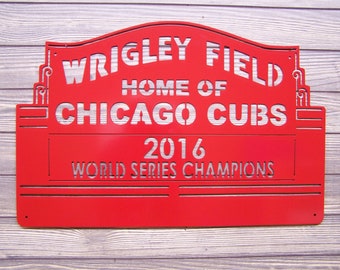 Personalized Wrigley Field Marquee Photo Photo 8x10 Your | Etsy