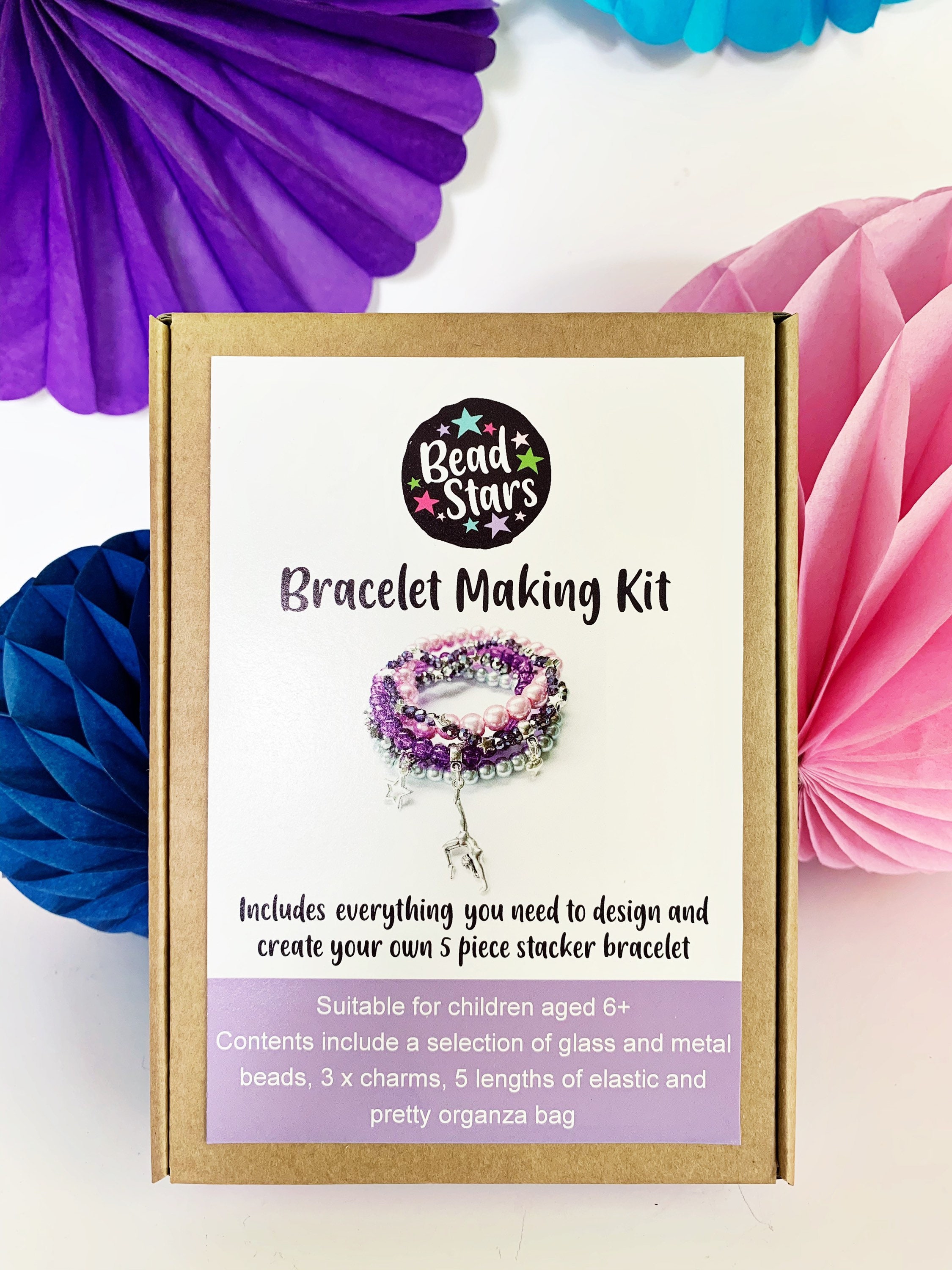 Gymnastics Bracelet Making Kit, Jewellery Making Kit, Gymnastics ...