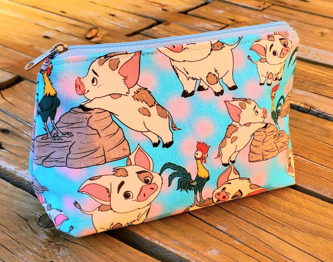 Pouch Pua Pig,pencil Case Pig Moana,bag Cosmetic Pig,purse Hei Hei ,pua ...