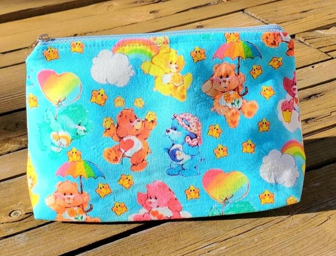 Pouch Cartoons 80's,bag Cosmetic Vintage,rainbow Bears Pouch ,rainbow ...
