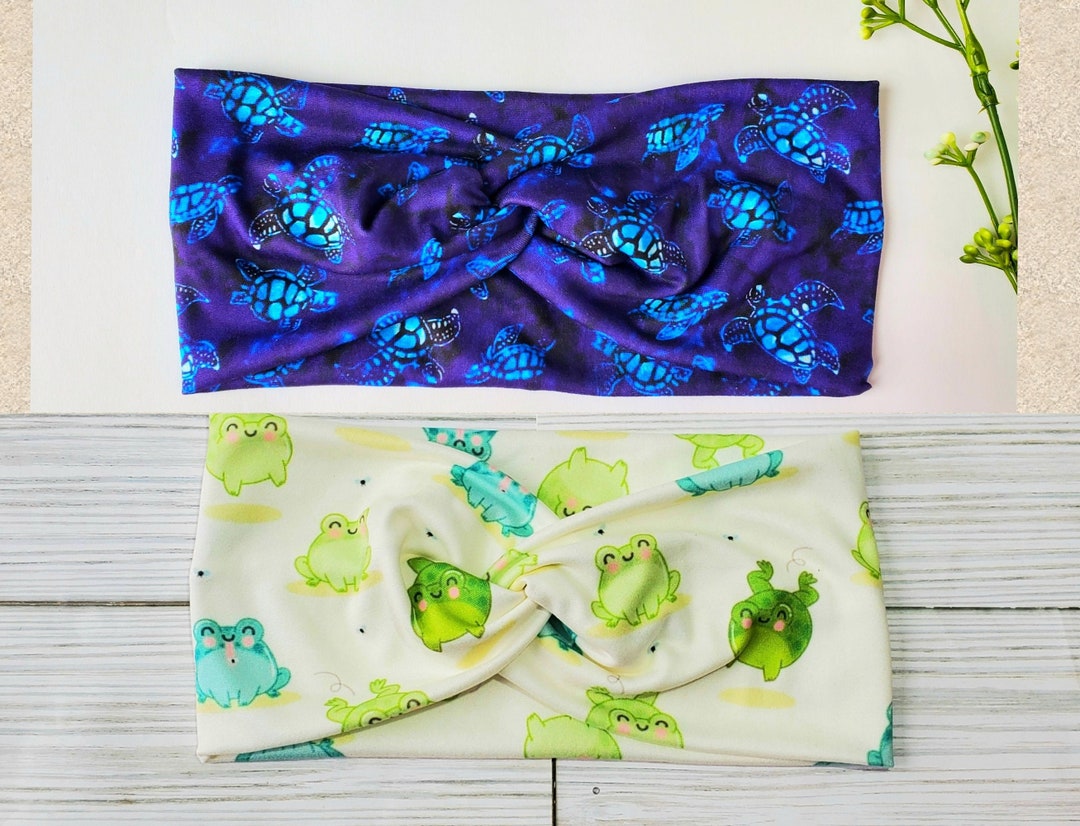 Headband Sea Turtle,headband Kawaii Frog Headband Ocean Animal,headband ...