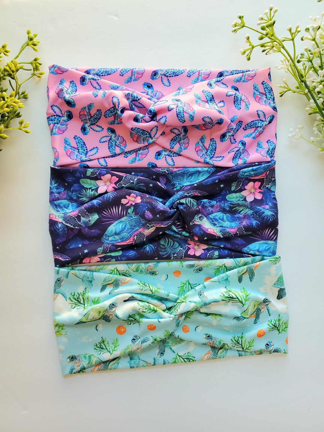 Sea Turtle Twist Headband: Handmade Ocean Animal Turban - Etsy