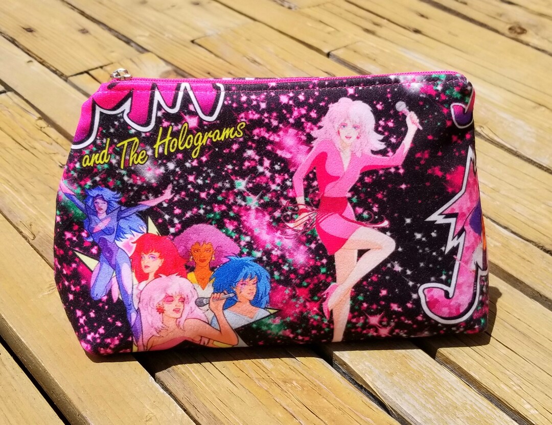 80s Jem and the Holograms Makeup Bag: Vibrant Cosmetic Pouch - Etsy