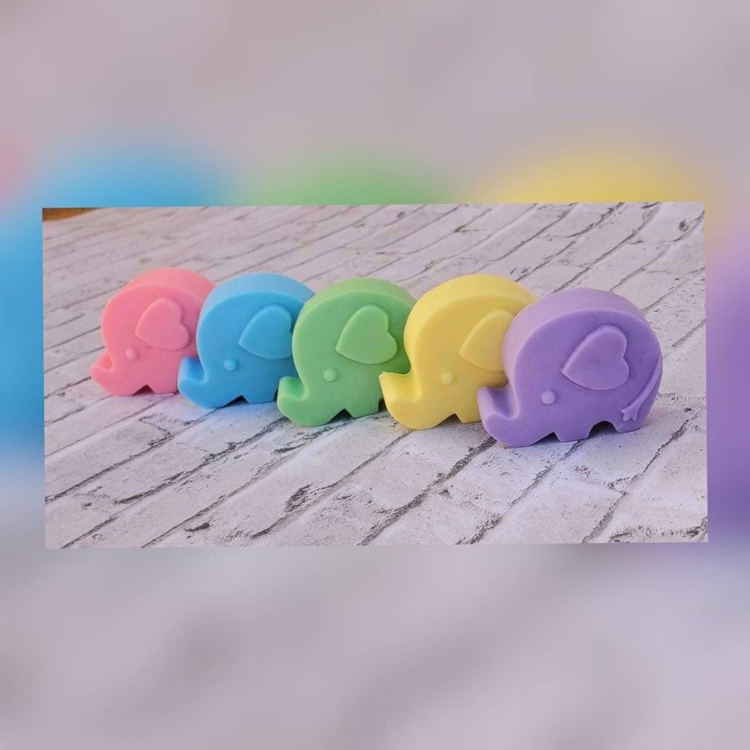 Elephant Soaps,cute Soap Favor,baby Shower Favor,elephant Gift - Etsy