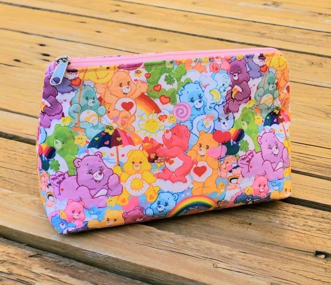 Pouch Cartoons 80's,bag Cosmetic Vintage,rainbow Bears Pouch ,rainbow ...