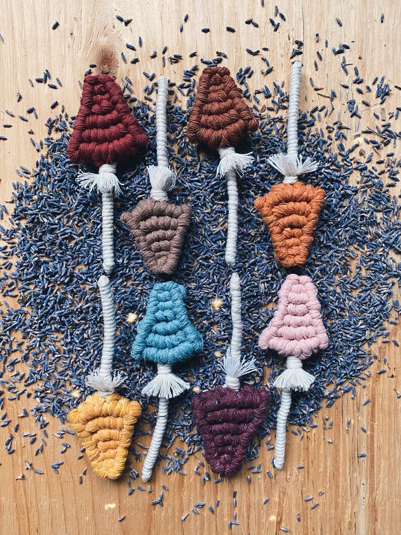 Mini Shroomies // Mini Macrame Mushroom Decor Wall Art - Etsy