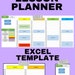 TEACHER WEEKLY PLANNER Excel Template Teacher Weekly Schedule Lesson ...