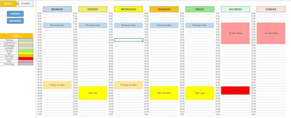 Tagesplan Vorlage Excel Tagesablauf Vorlage | ONLYOFFICE | ONLYOFFICE