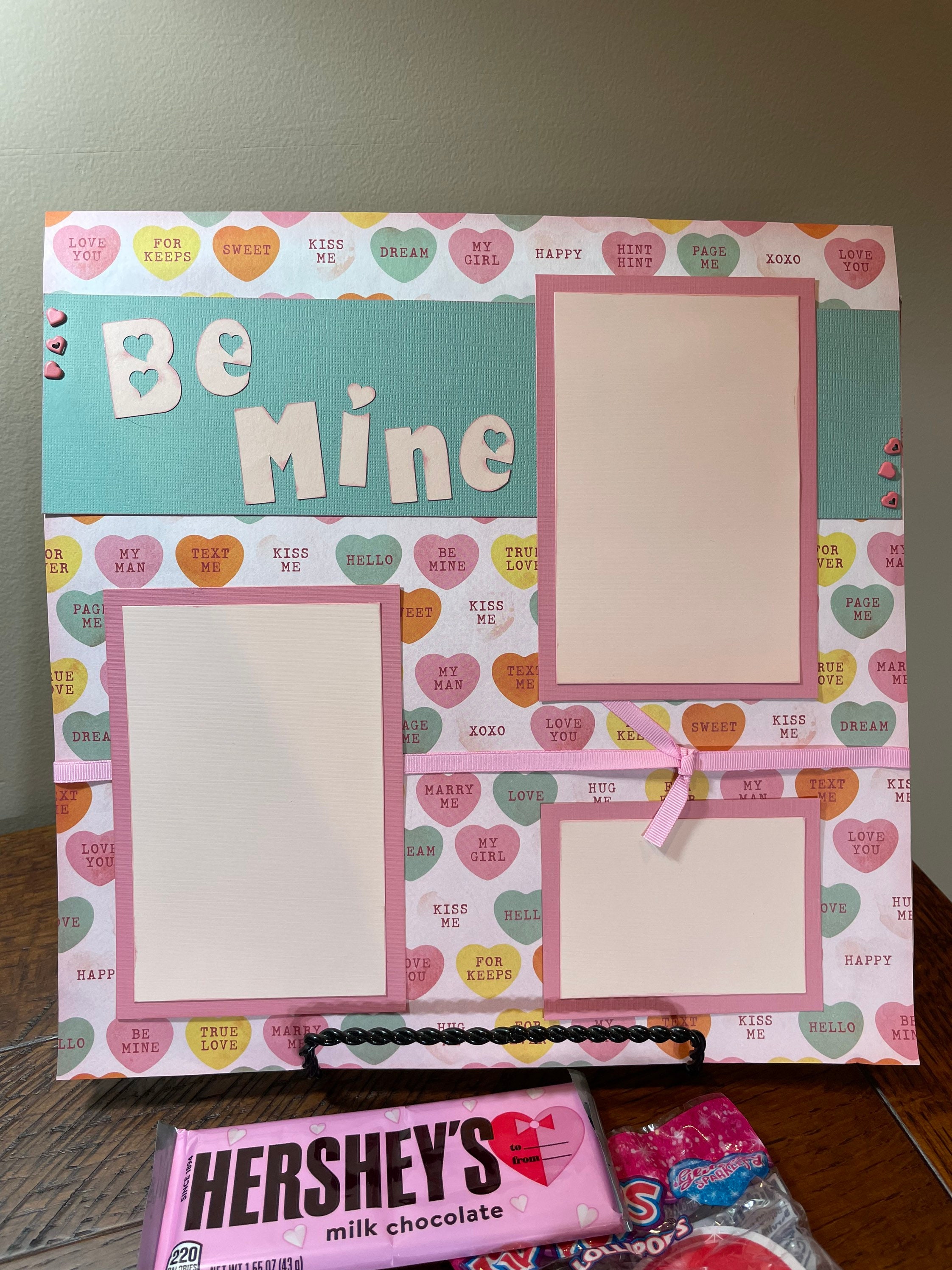 Valentines Day Scrap Book Pages, Scrapbook Layouts, Premade Pages ...