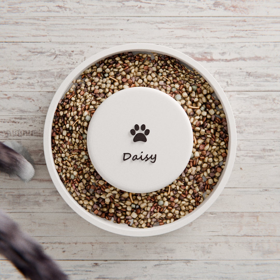 Customized Cat/dog Bowl, 3D Printed Gift, Minimalist Pet Feeder ...