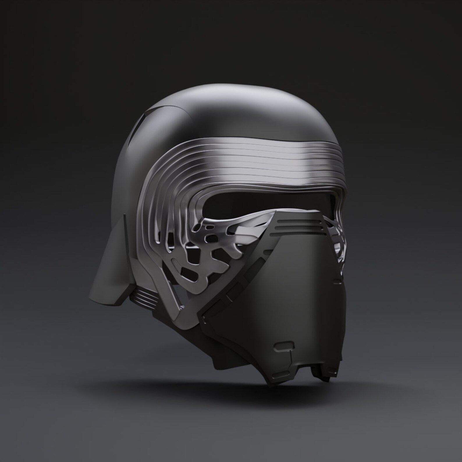 Kylo Ren Helmet Stl File Digital File Etsy