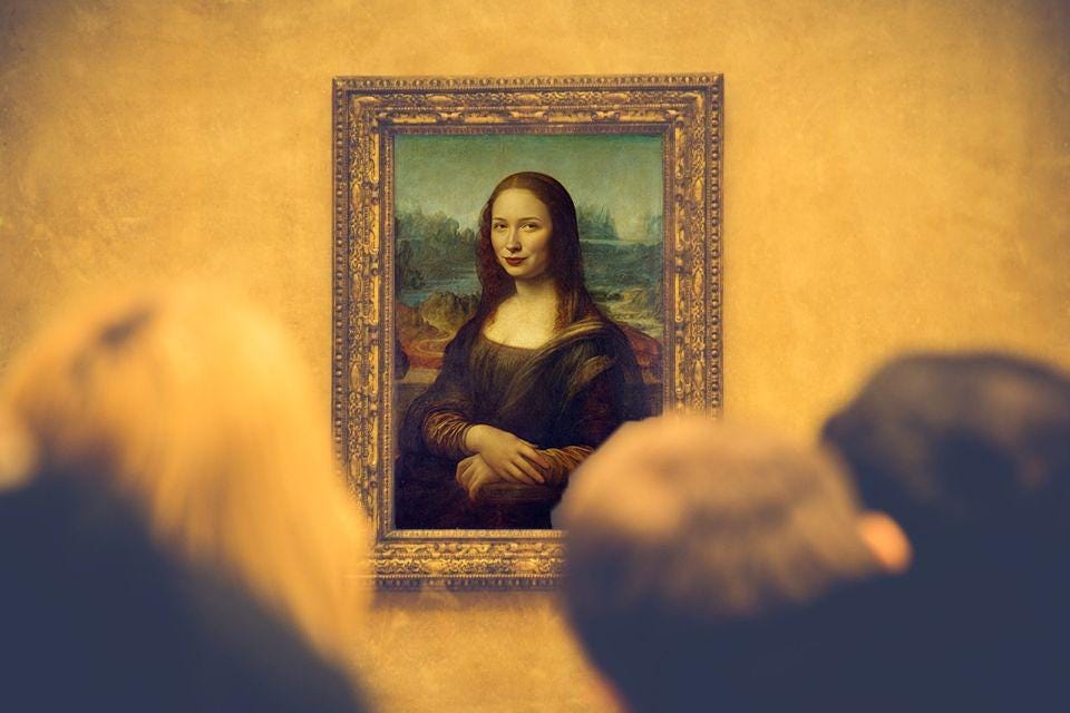 Customized MONA LISA Portrait From Photo, Turn Me Into a Mona Lisa ...