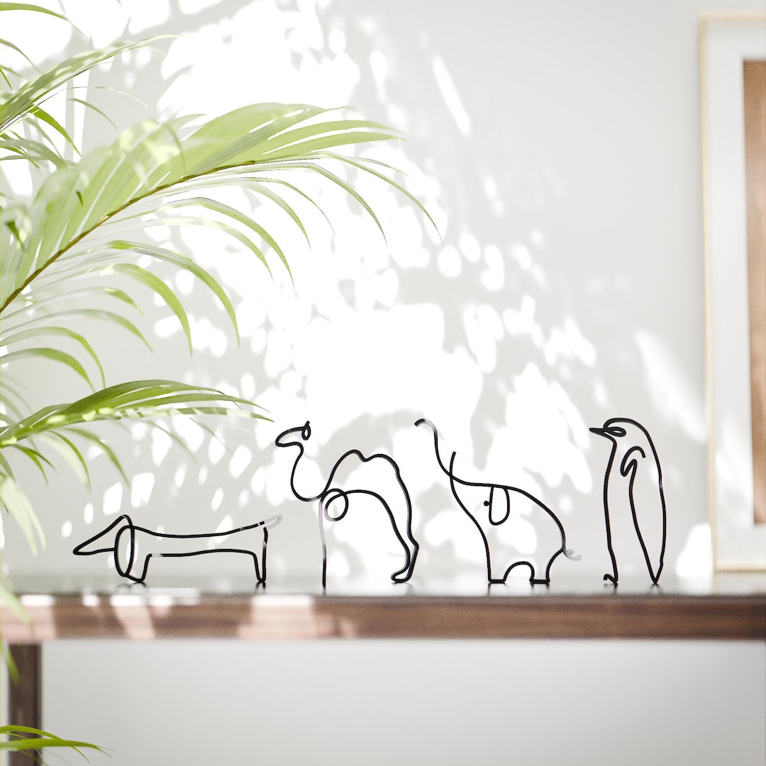 Mini Picasso Set Line Art Figure, 3D Printed Gift, Unique Picasso ...