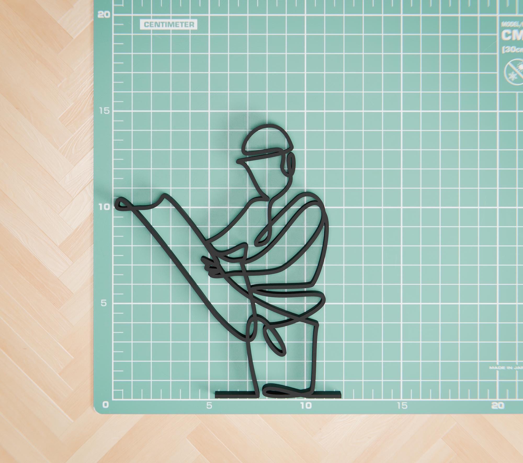 Architect, Personalized Line Art Figure, 3D Printed Gift, Unique ...