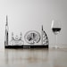 Dubai Cityscape, Line Art Figure, 3D Printed Gift, Unique Travel Gift ...