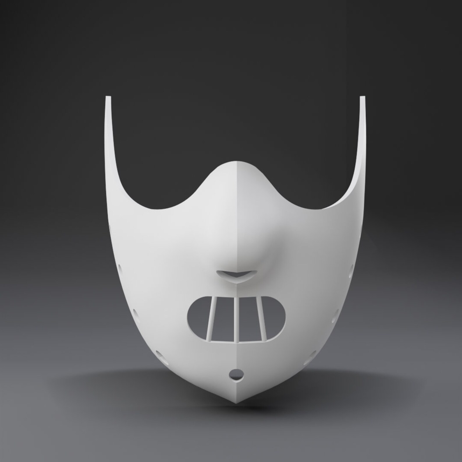Hannibal Lecter Mask STL File Digital File | Etsy Canada