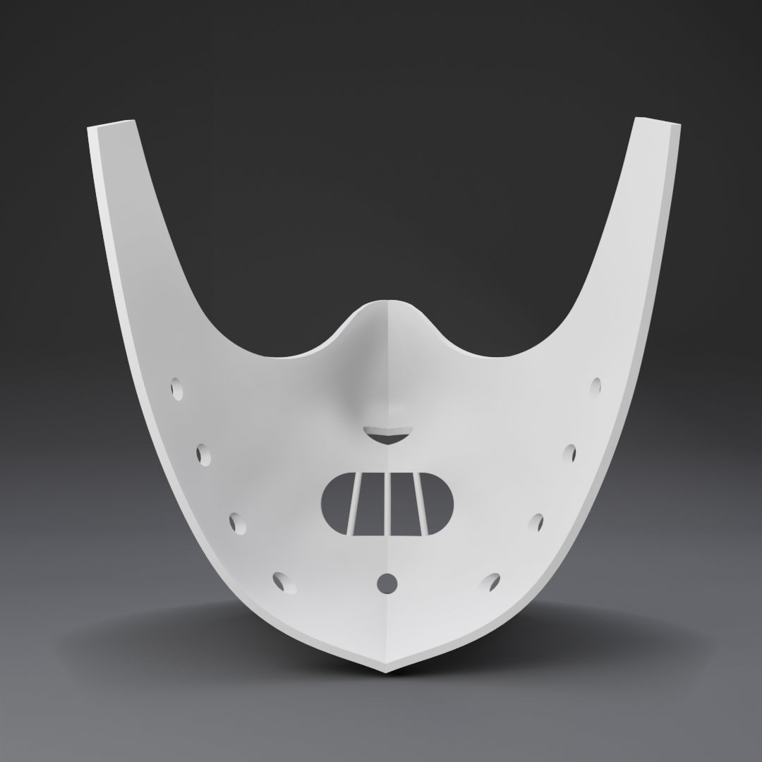 Hannibal Lecter Mask Drawing