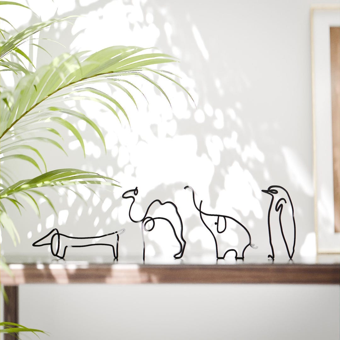 Mini Picasso Set Line Art Figure, 3D Printed Gift, Unique Picasso ...