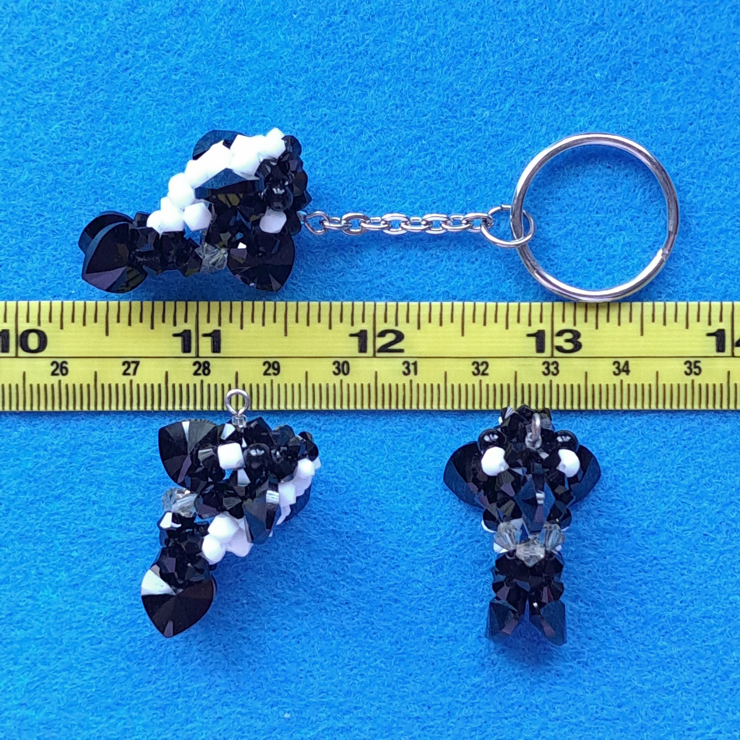 3D Crystal Orca Keychain - Etsy