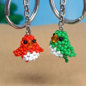 3D Mini Bird Keychain - Etsy