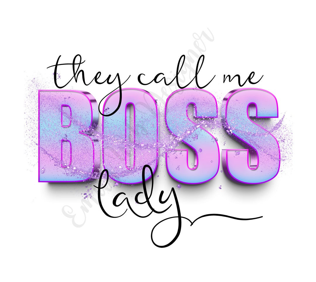 Boss Lady Png | Mom Digital Download | Digital File for Sublimation or ...