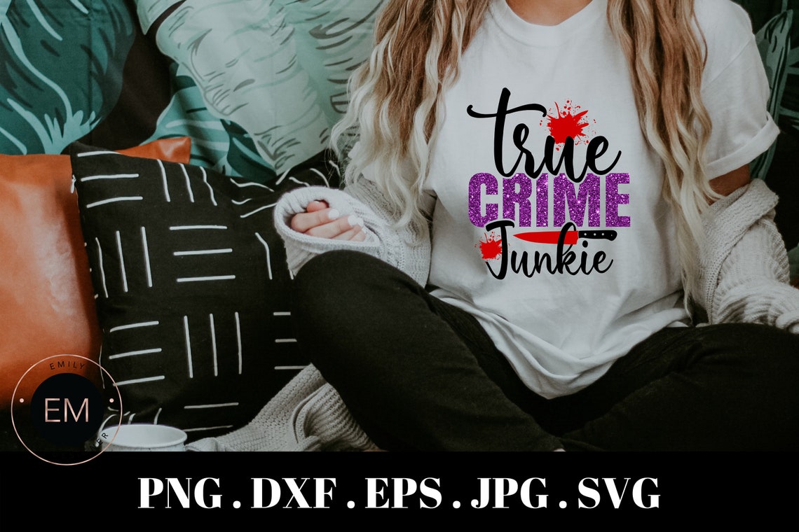 True crime junkie PNG Digital Instant Download Printable Clip | Etsy
