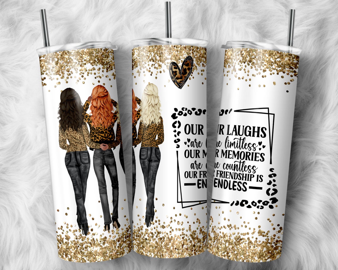 Best Friend Tumbler Wrap 4 PNG Best Friend Gifts for Women - Etsy