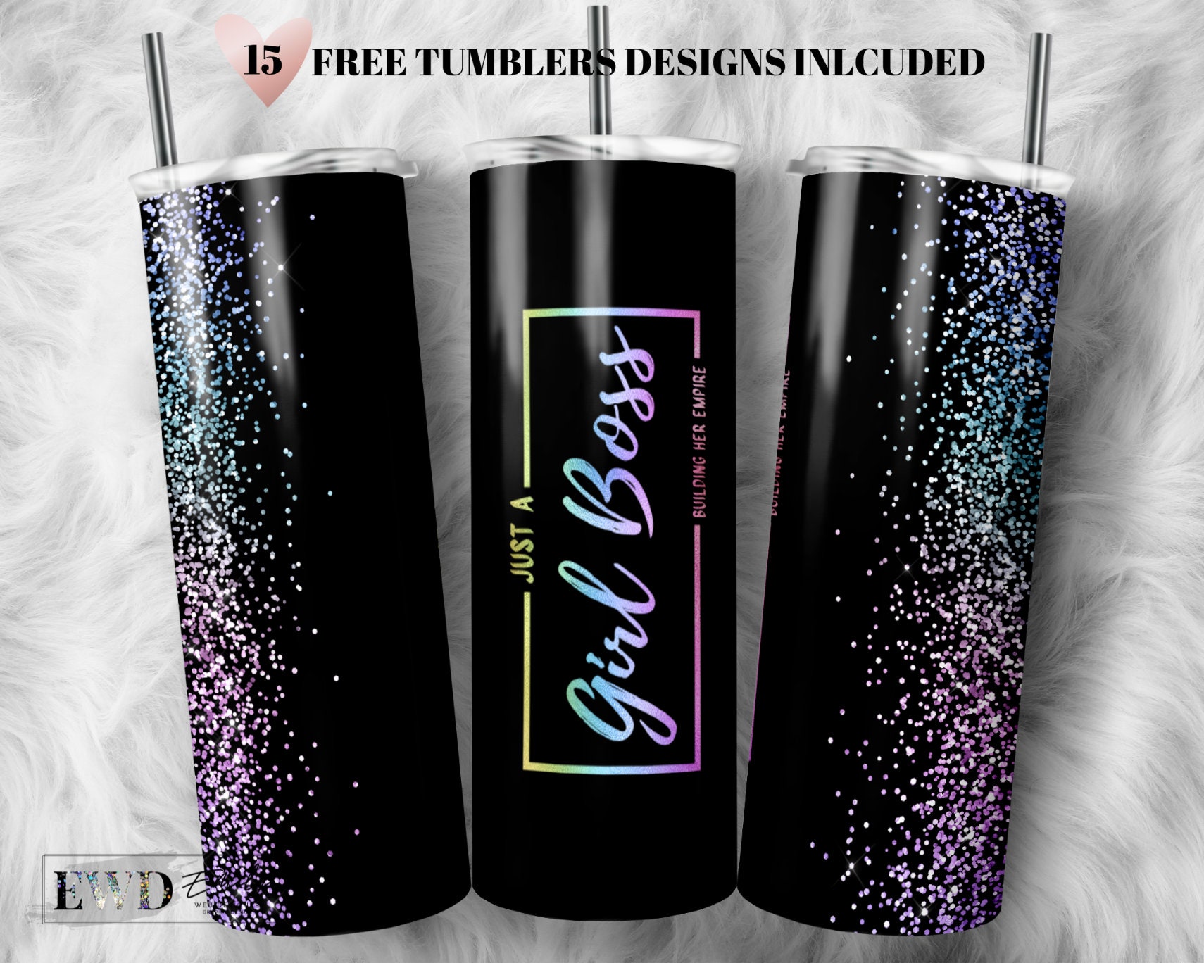 Just a Girl Boss Building Her Empire Tumbler 20oz Skinny - Etsy