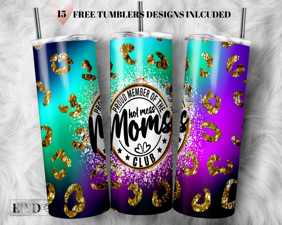 Proud Member of the Hot Mess Moms Club , Hot Mess PNG, Glitter PNG ...