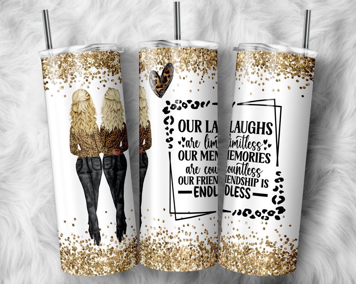 Best Friend Tumbler Wrap 4 PNG Best Friend Gifts for Women - Etsy