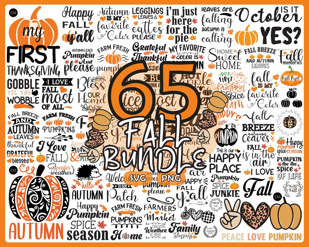 Fall Svg Bundle, Autumn Svg, Hello Fall Svg, Pumpkin Patch Svg, Sweater ...