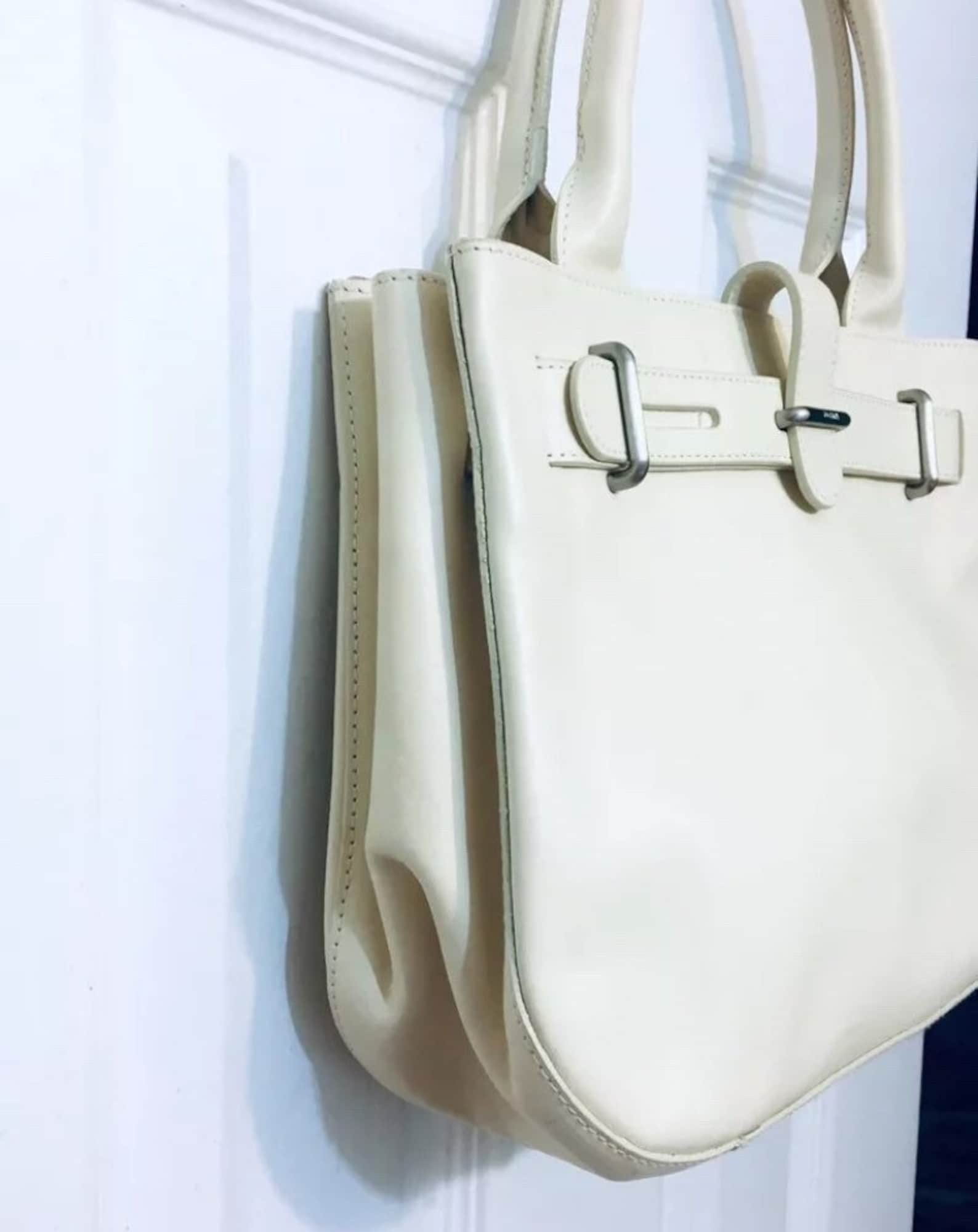 Furla vintage Ivory Colored Handbag Purse Excellent Conditon | Etsy