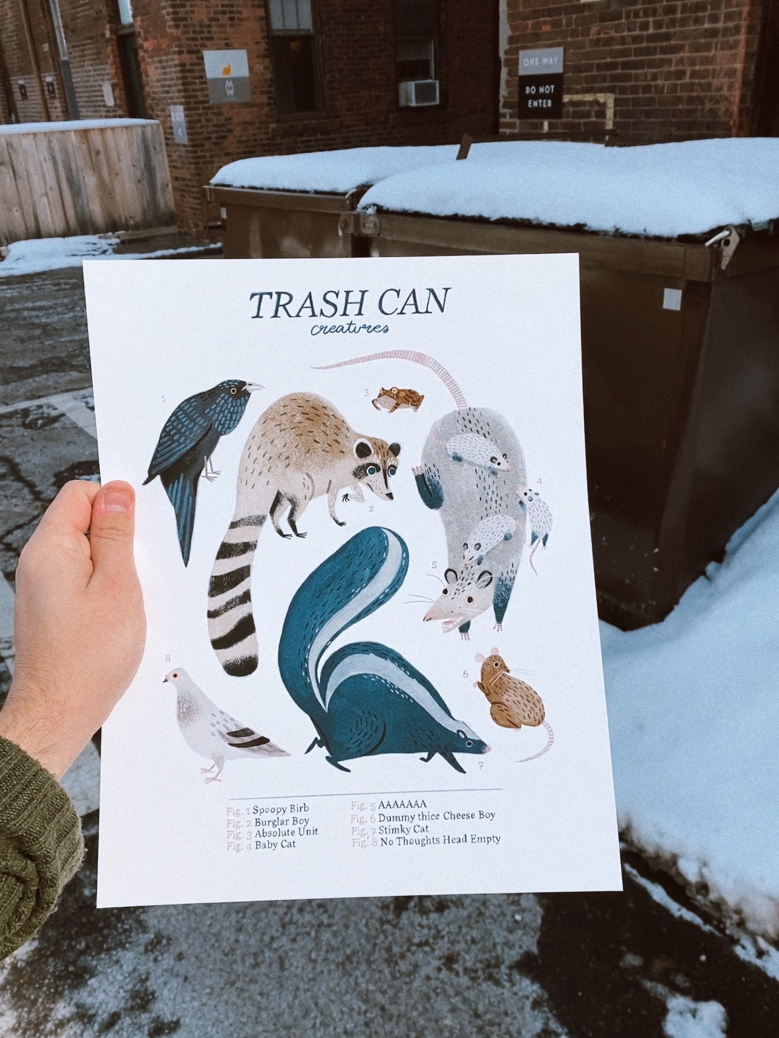 Trash Can Creatures | Etsy