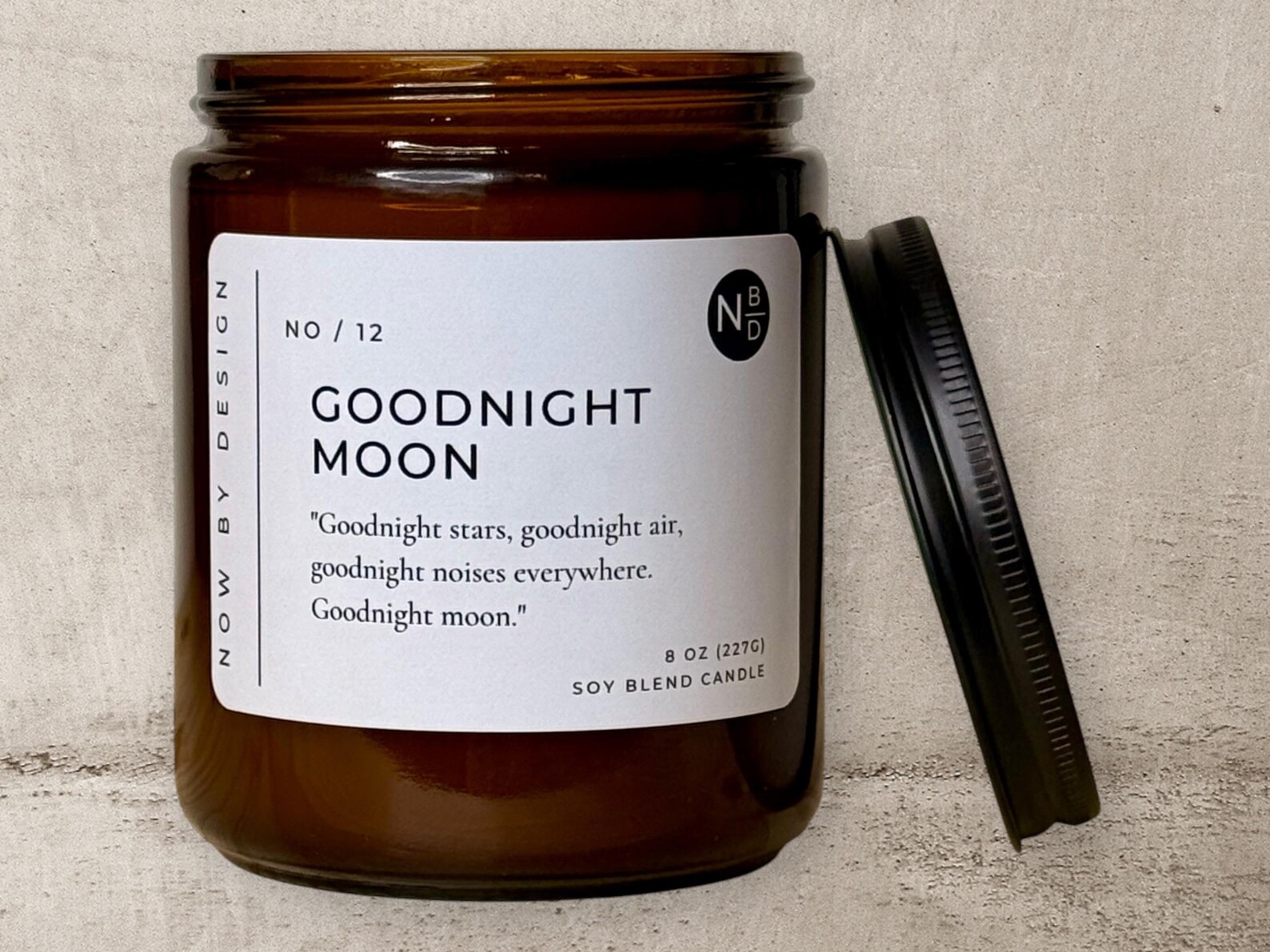 Goodnight Moon, Soy Wax Blend, 8oz Candle, Wood Wick, Teacher Gift ...