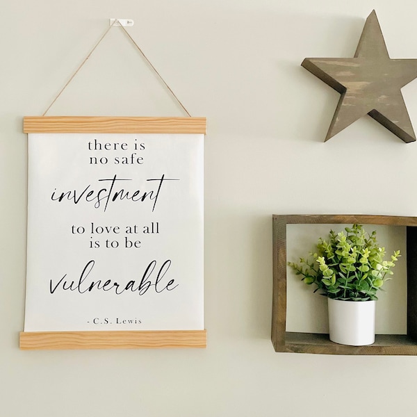 Cs Lewis Vulnerability Quote - Etsy