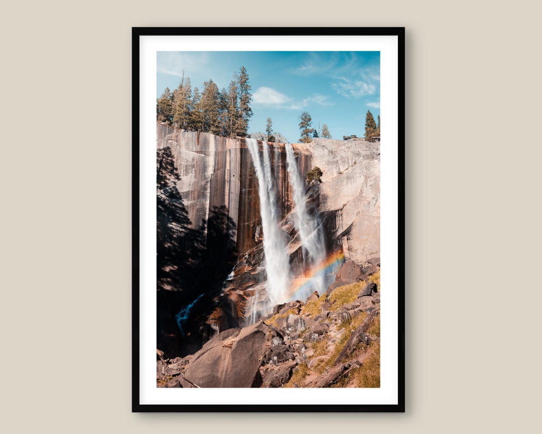 Yosemite Wall Art, Vernal Fall Print, Landscape Photography, National ...