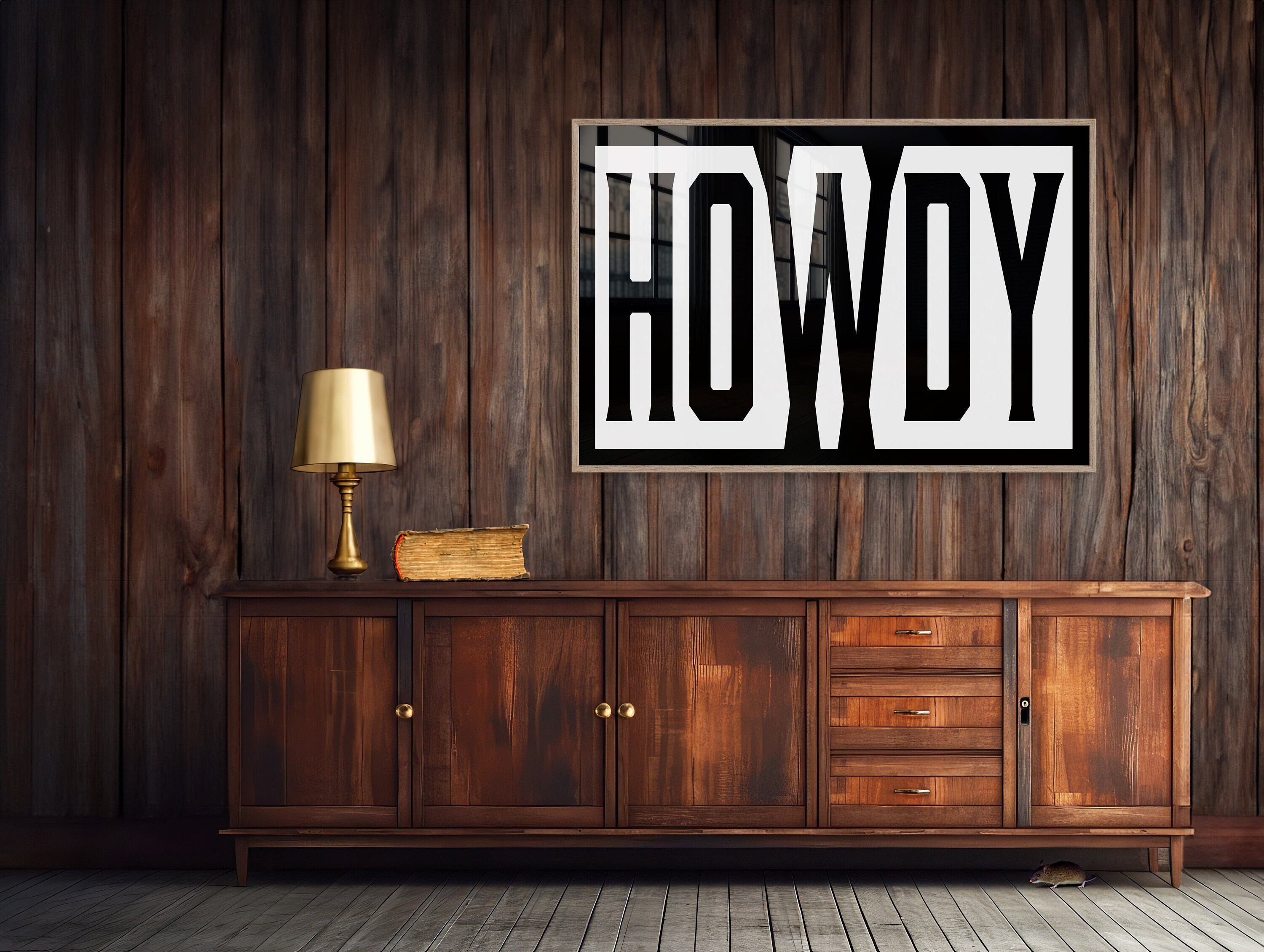 Howdy Rodeo Typography Art Print, Digital Download, Western Decor ...