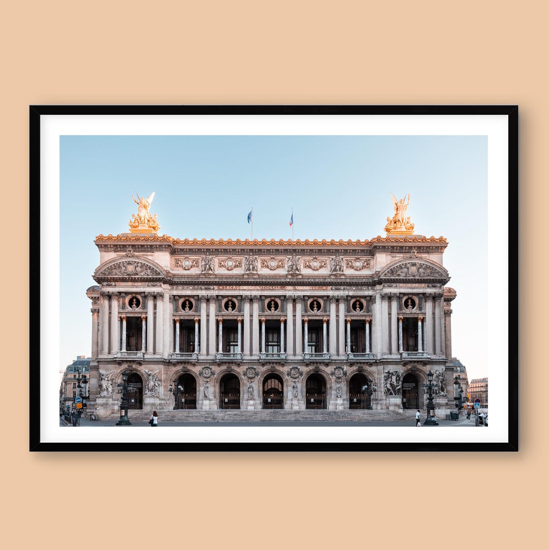 Paris Wall Art, Opera Garnier Print, Historic Architecture, French ...