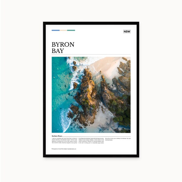 Byron Bay Poster - Etsy Australia