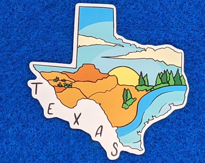 Texas Cowboy Hat Sticker, Texas State Outline With Cowboy Hat, Texas ...