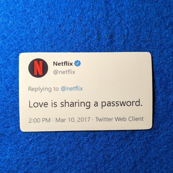 Netflix Love Gift - Etsy