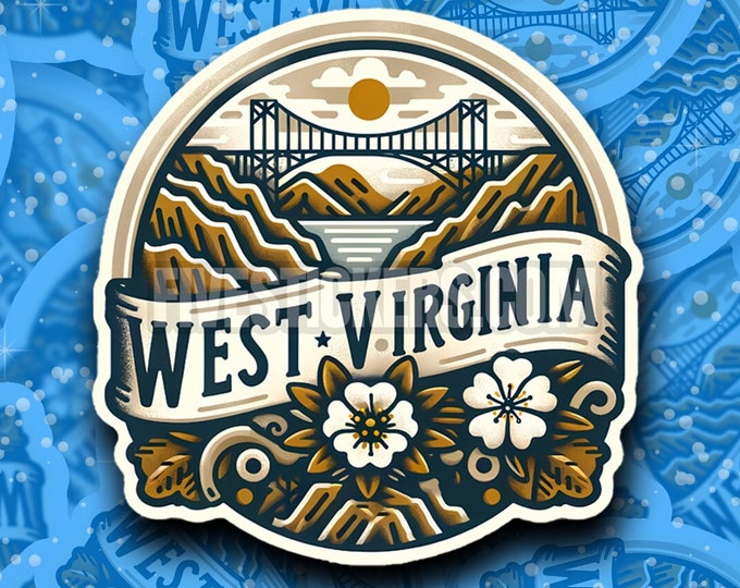 West Virginia Decal - Etsy