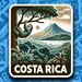 Costa Rica Travel Sticker // Decal for Suitcase, Laptop, Car or Water ...