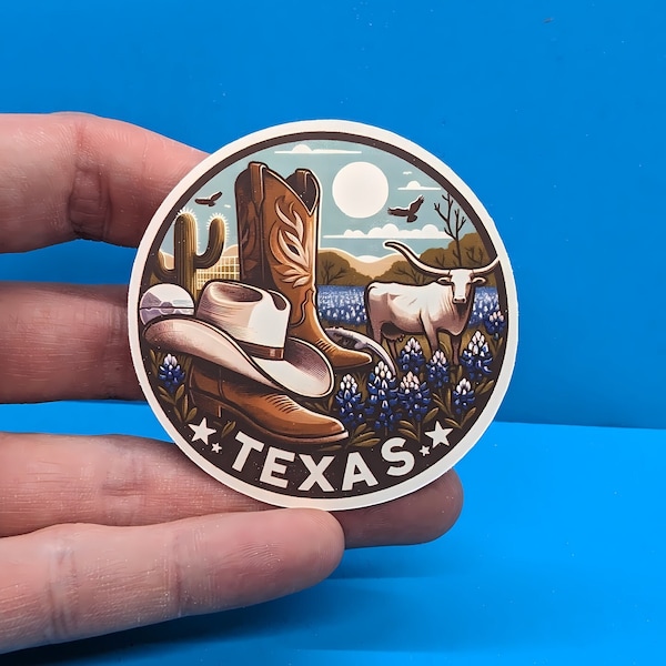 Texas Sticker - Etsy