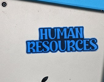 HR Sticker Brown // Human Resources Sticker // Human Resources ...