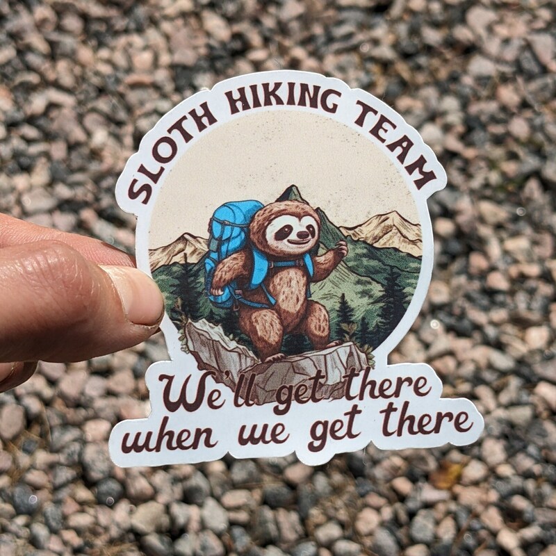 Sloth Hiking Team - Etsy