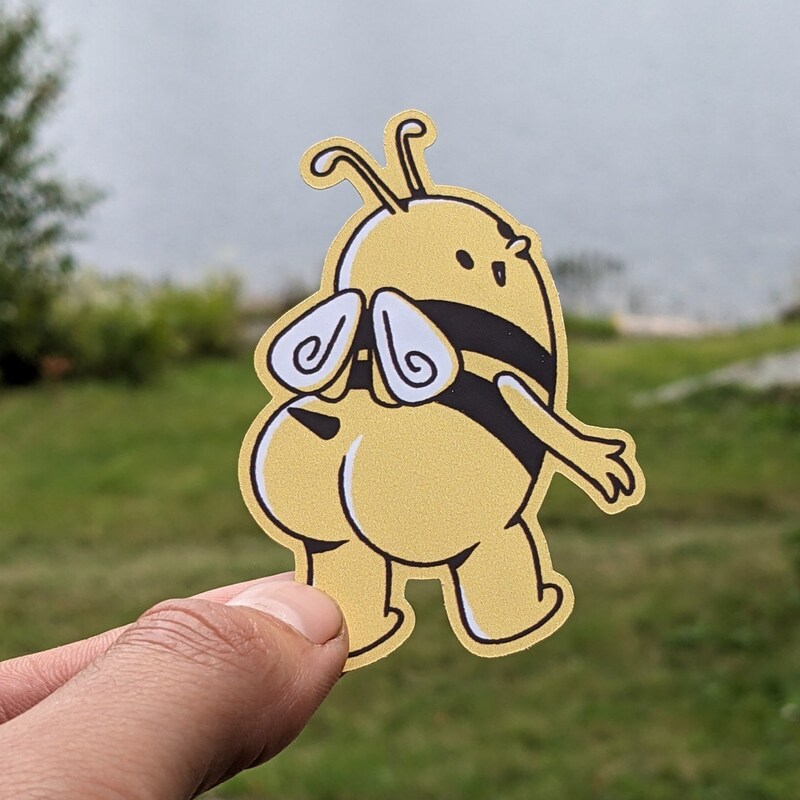 Bee Sticker - Etsy